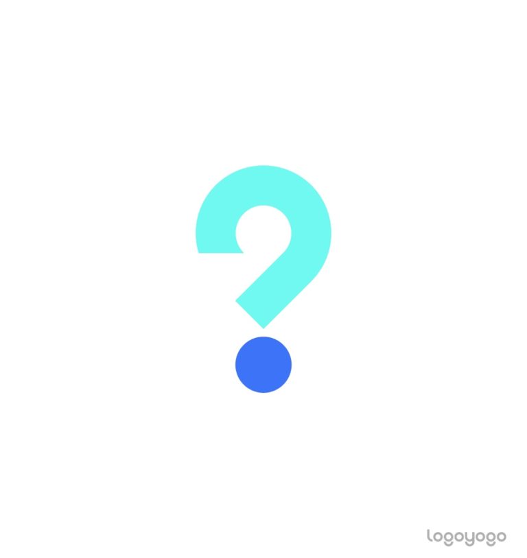 물음표 로고 아이콘 일러스트 ai 다운로드 - 로고요고